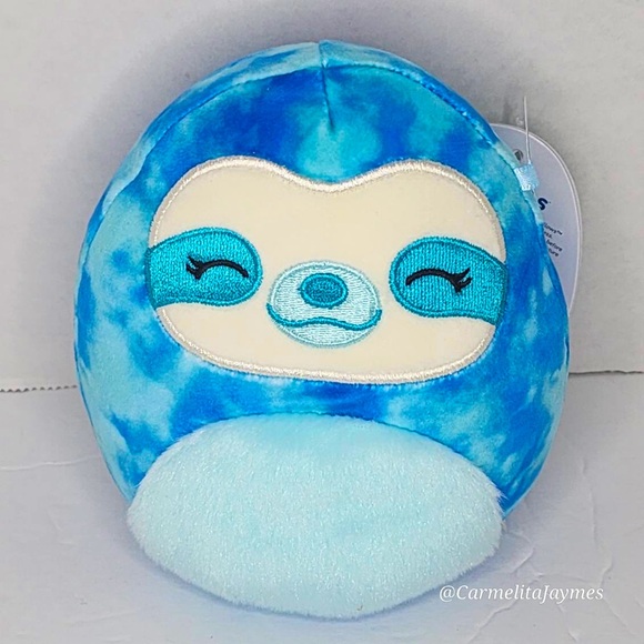 Squishmallows | Toys | Emmi Blue Tie Dye Sloth Original Squishmallow By ...